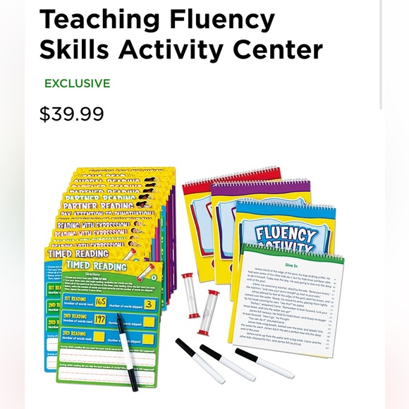 Lakeshore | Toys | Lakeshore Teaching Fluency Reading Skills Colorful ...